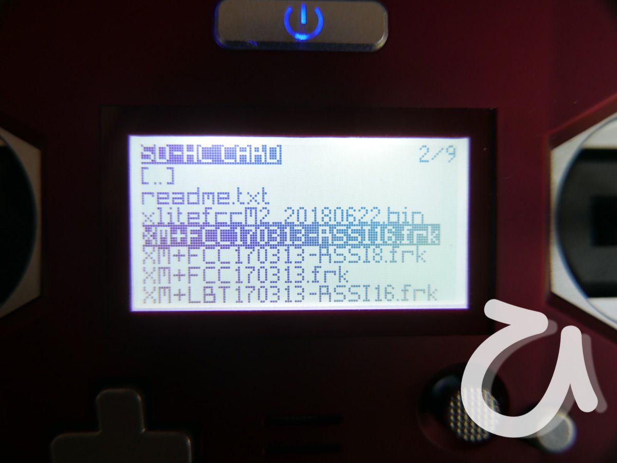 今更だけど、Frsky XM+受信器をRSSI出力対応ファームウェアに更新。 - ひーちーのつぶやき